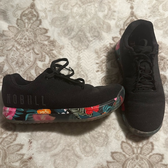 NOBULL | Shoes | Nobull Trainer Black Floral Bottoms | Poshmark